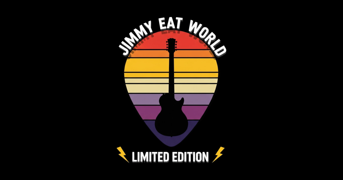 Jimmy Eat World Retro Guitar Sunset - Jimmy Eat World Retro Guitar ...