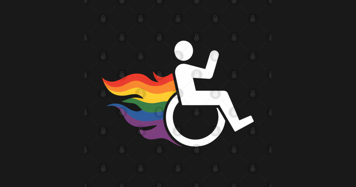 Funny Handicap Disabled Lesbian Amputee LGBT Gay Wheelchair - Funny ...