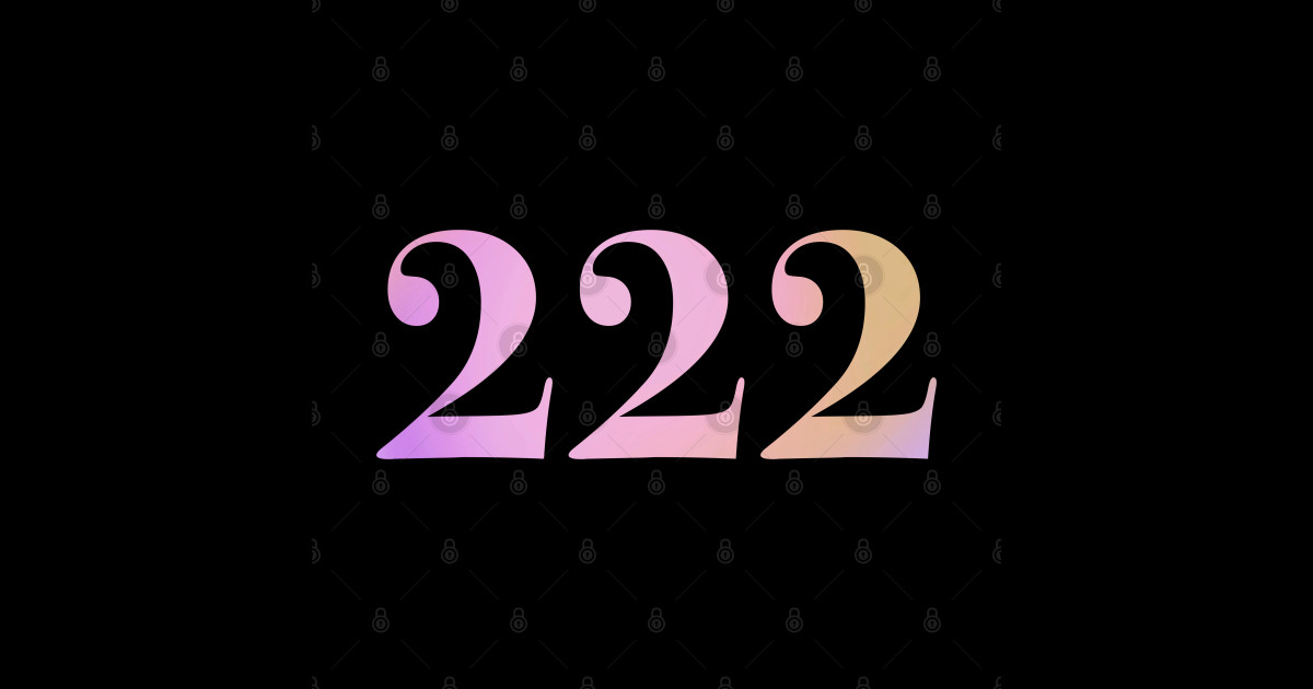 angel numbers 222 - Angel - Sticker | TeePublic