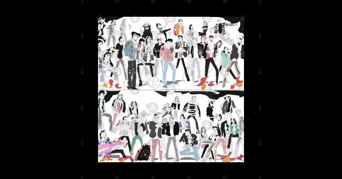 2021 People Facing Each Other - Michael Rodion - Sticker | TeePublic