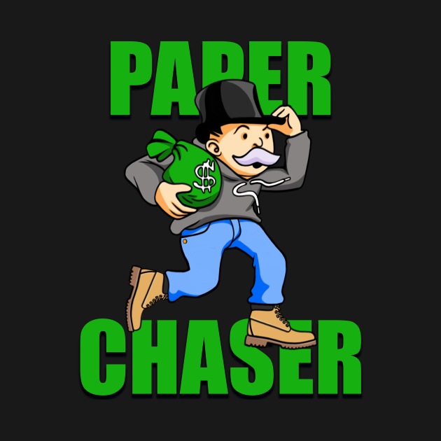 Monopoly Man Paper Chaser - Monopoly Man - T-Shirt | TeePublic