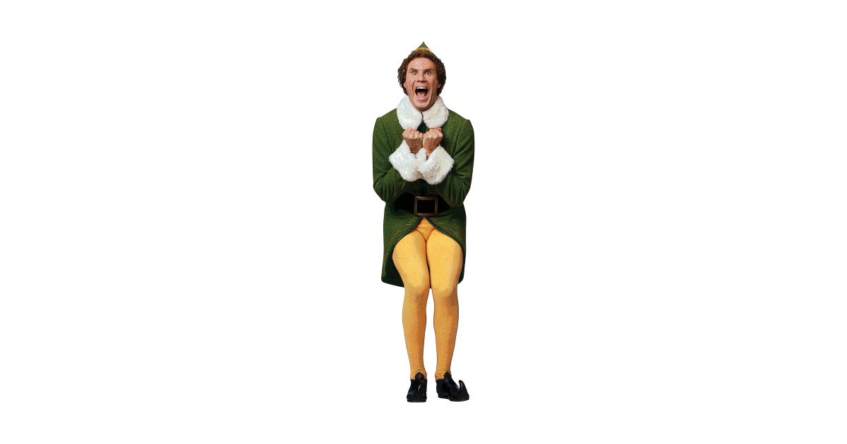 Buddy The Elf Is Excited Will Ferrell Funny Christmas Movie Omg Buddy The Elf Onesie