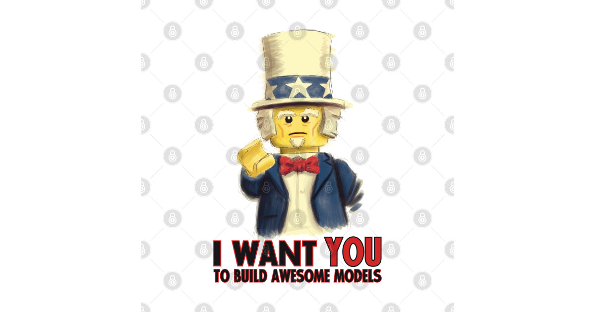 Uncle Sam Lego T Shirt Teepublic