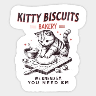 Retro Cat Biscuits Bakery Smoking Stickers for Sale | TeePublic