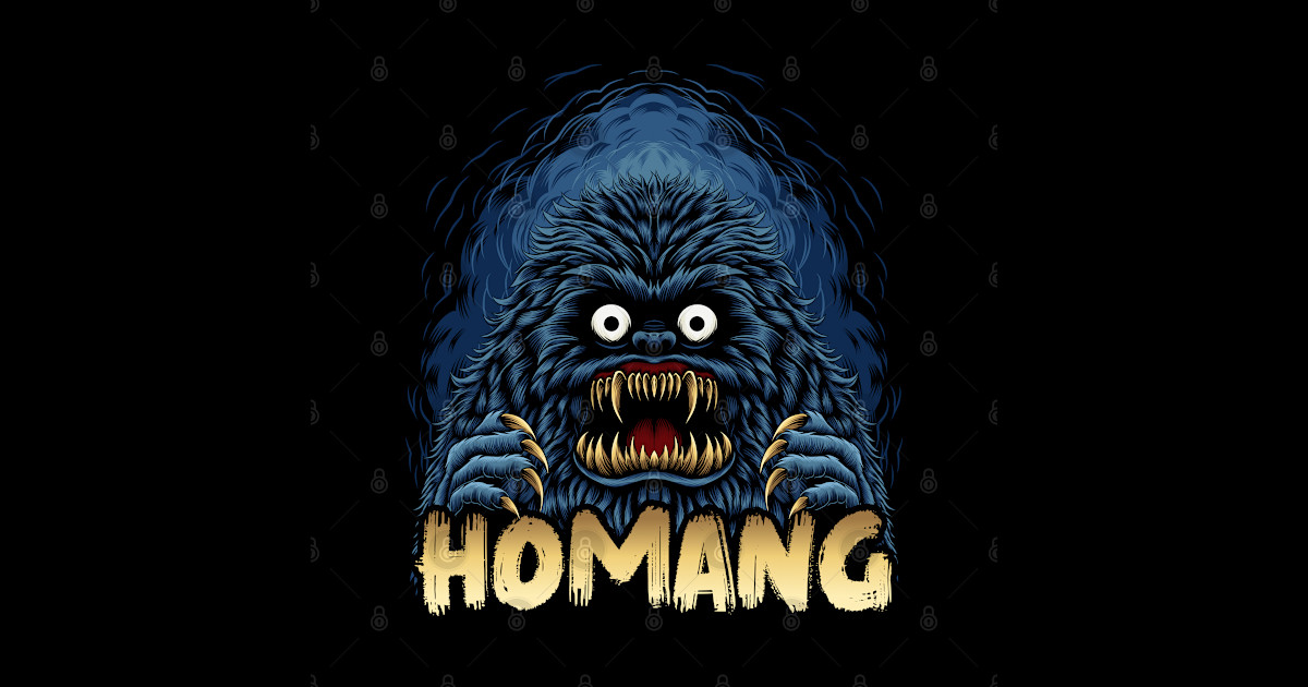 HOMANG THE GIANT FURRY MONSTER - Monster - Sticker | TeePublic