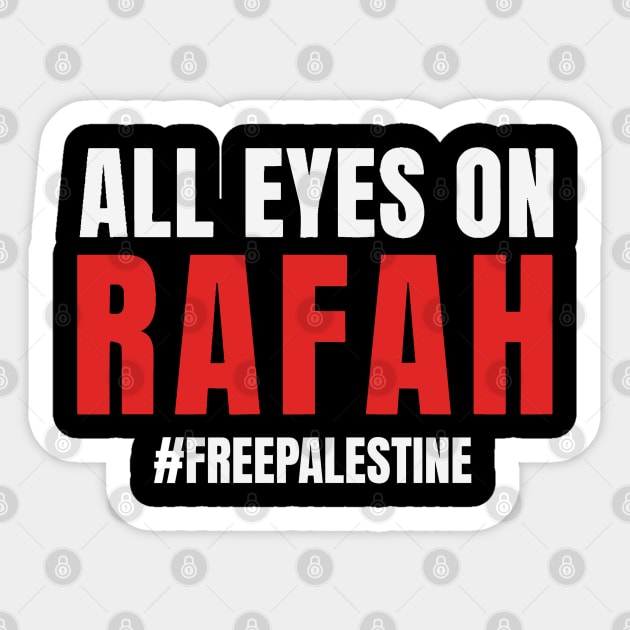 all-eyes-on-rafah - All Eyes On Rafah - Sticker | TeePublic