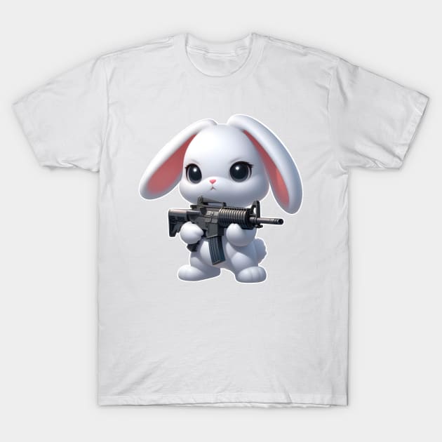 Tactical Bunny - Bunny - T-Shirt | TeePublic