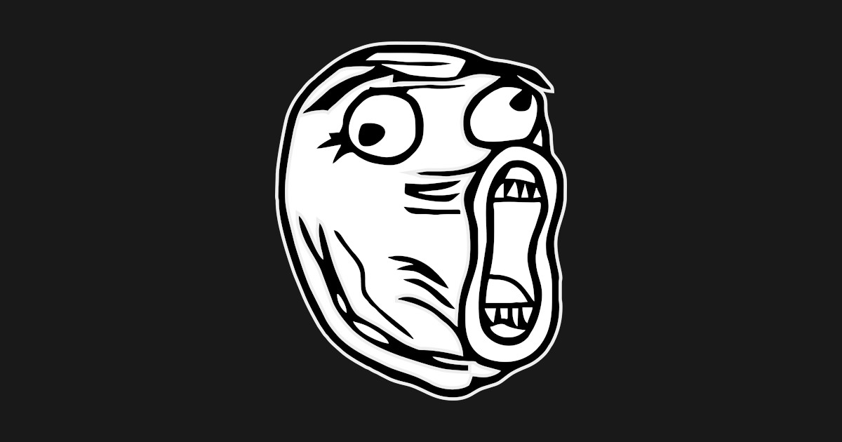 Famous Meme Rage Face - Rage Face - T-Shirt | TeePublic