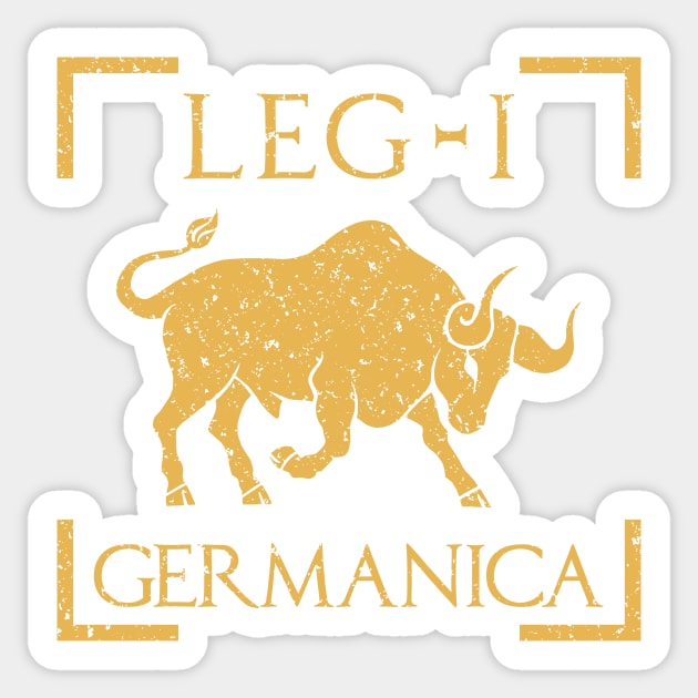 Legio I Germanica Taurus Emblem Roman Legion - Vexillum - Sticker ...