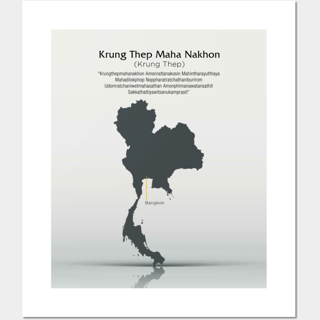 Bangkok Thailand: Longest City Name (ceremonial); "Krung Thep Maha ...