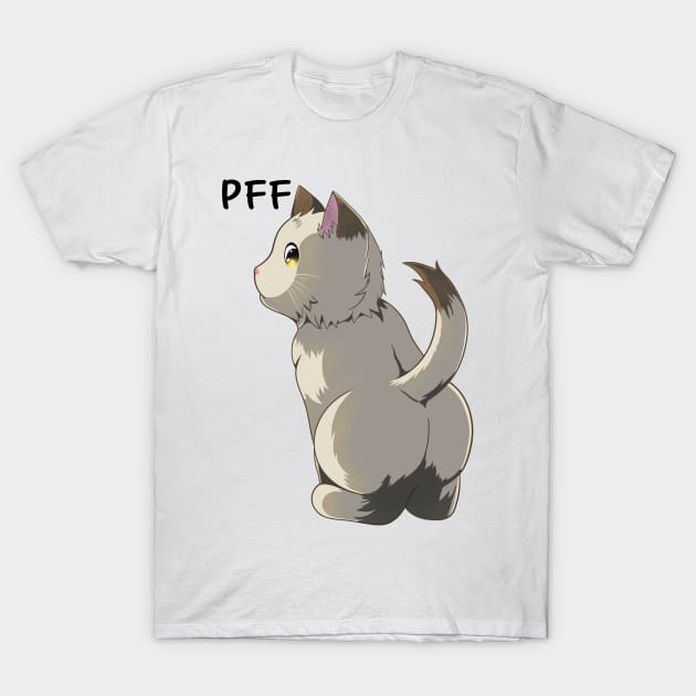 Pff, Cute Cat Butt - Cat Butt - T-Shirt | TeePublic