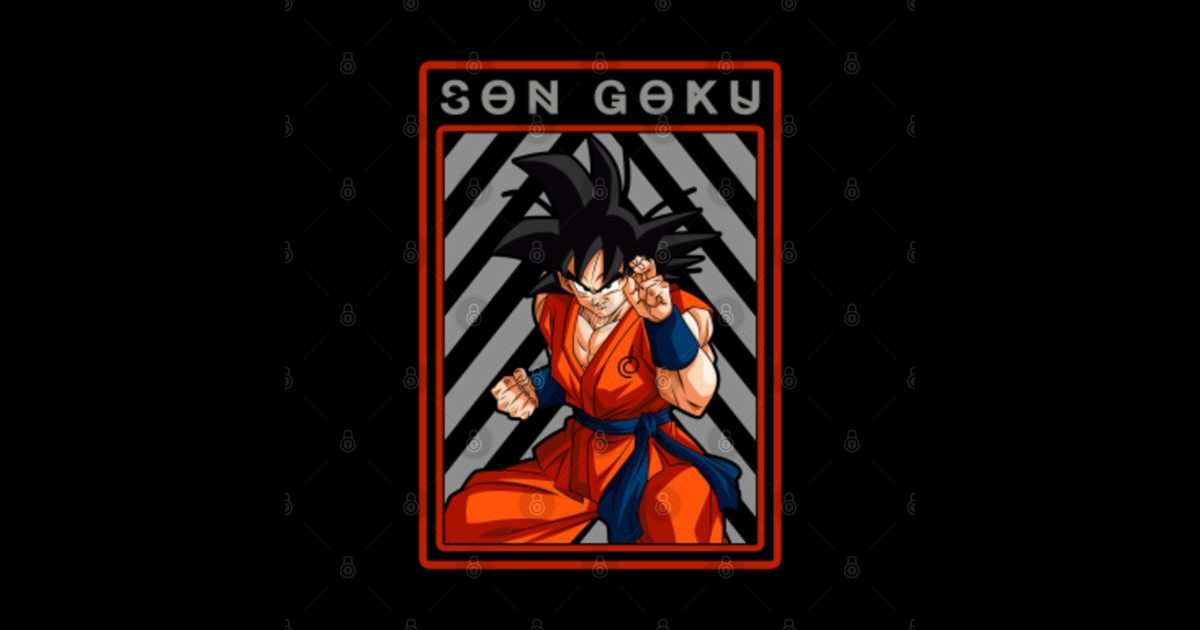 Son Goku - Dragon Ball - Sticker | TeePublic