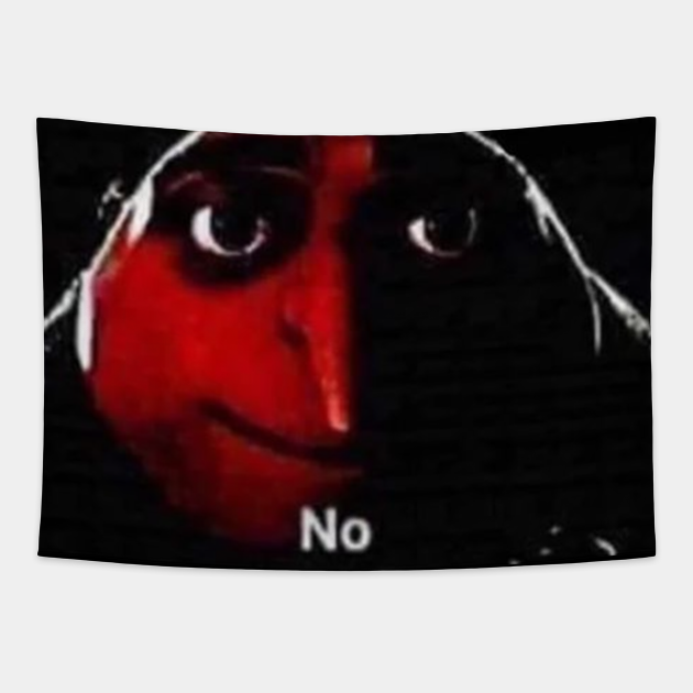 Cursed Image: Gru - Meme - Tapestry | TeePublic