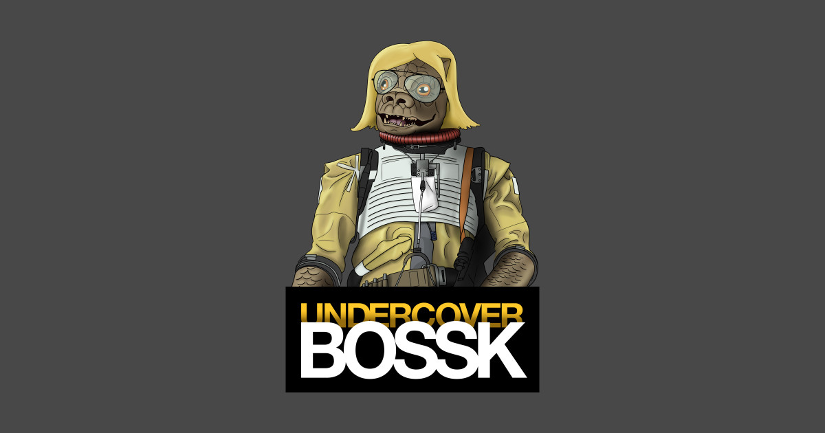Undercover Bossk - Funny Star Wars - T-Shirt | TeePublic