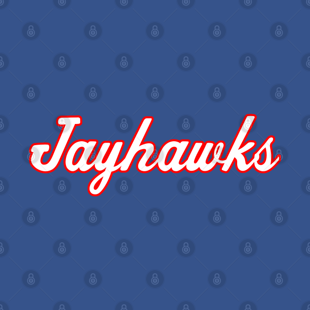 Jayhawks Retro Script - Kansas Jayhawks - T-Shirt | TeePublic