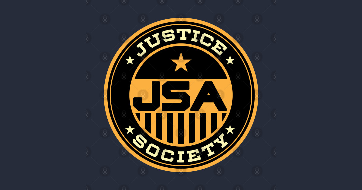 JSA Logo - Black Adam - Black Adam - T-Shirt | TeePublic