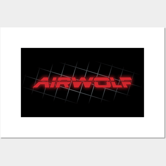 Airwolf Logo - Airwolf - Posters and Art Prints | TeePublic