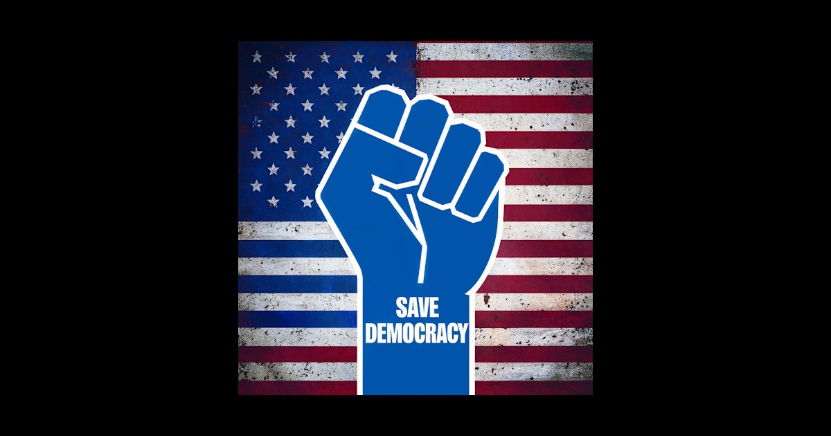 Save democracy Donald Trump Fist - Donald Trump - Posters and Art ...