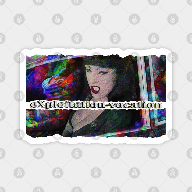 Exploitation Vocation Faster Pussycat Logo Exploitation Magnet Teepublic