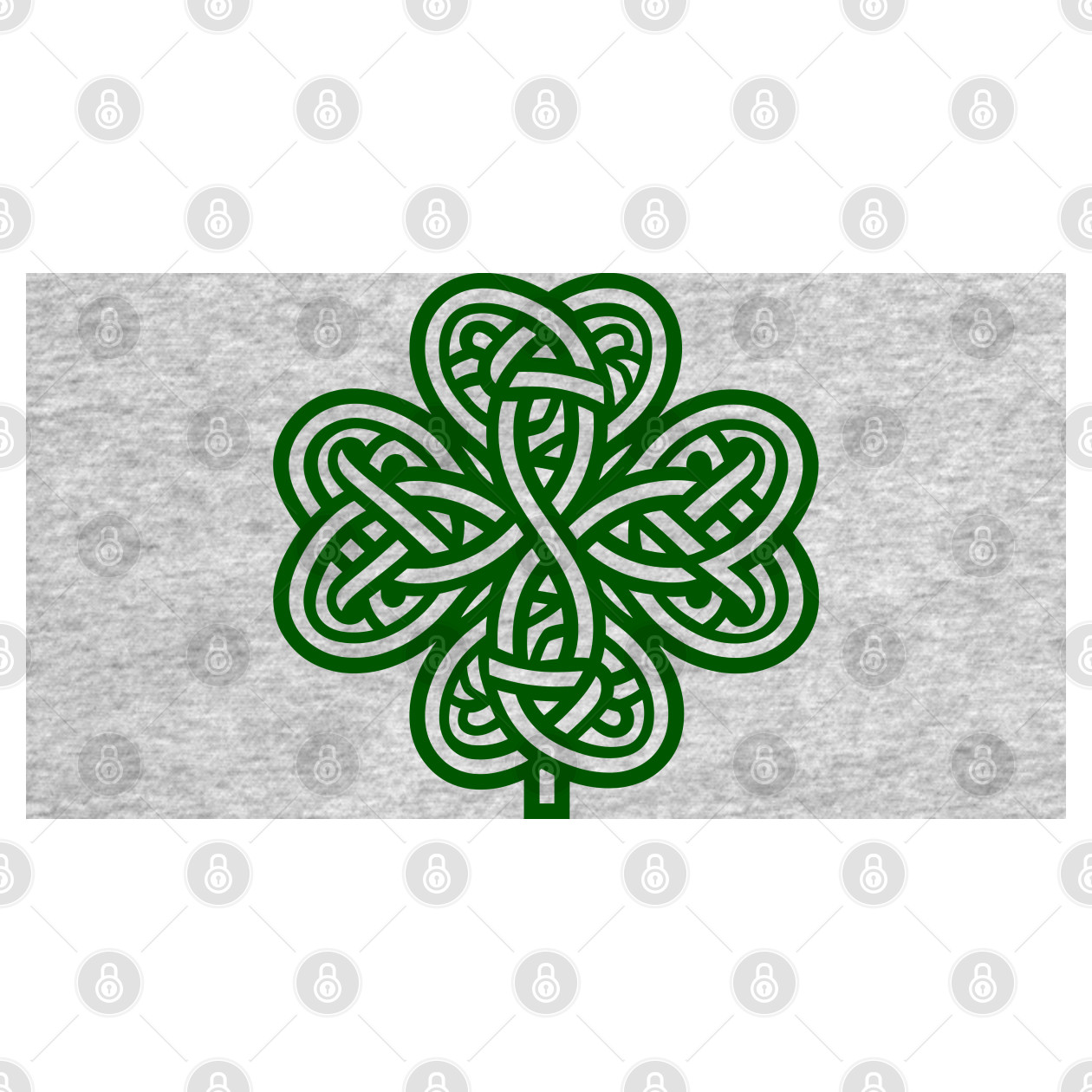 Celtic Knot Shamrock Emblem - Celtic Knot Design - T-Shirt | TeePublic