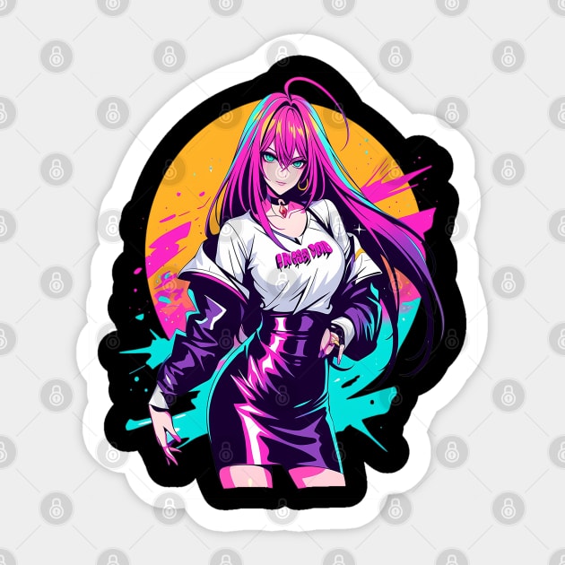 Rias Gremory from High School DxD - Rias Gremory - Sticker | TeePublic