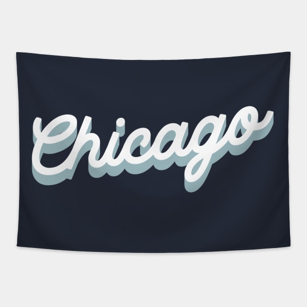 Chicago cursive script - Chicago - Tapestry | TeePublic