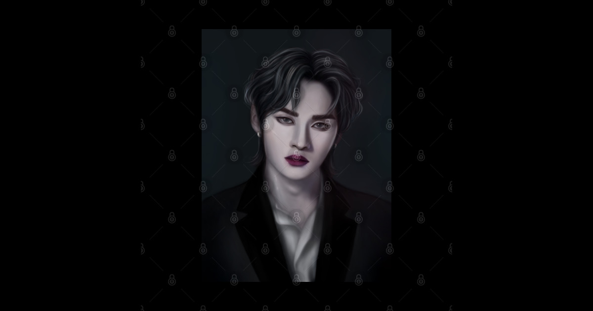 Lee Know Vampire - Stray Kids - Sticker | TeePublic
