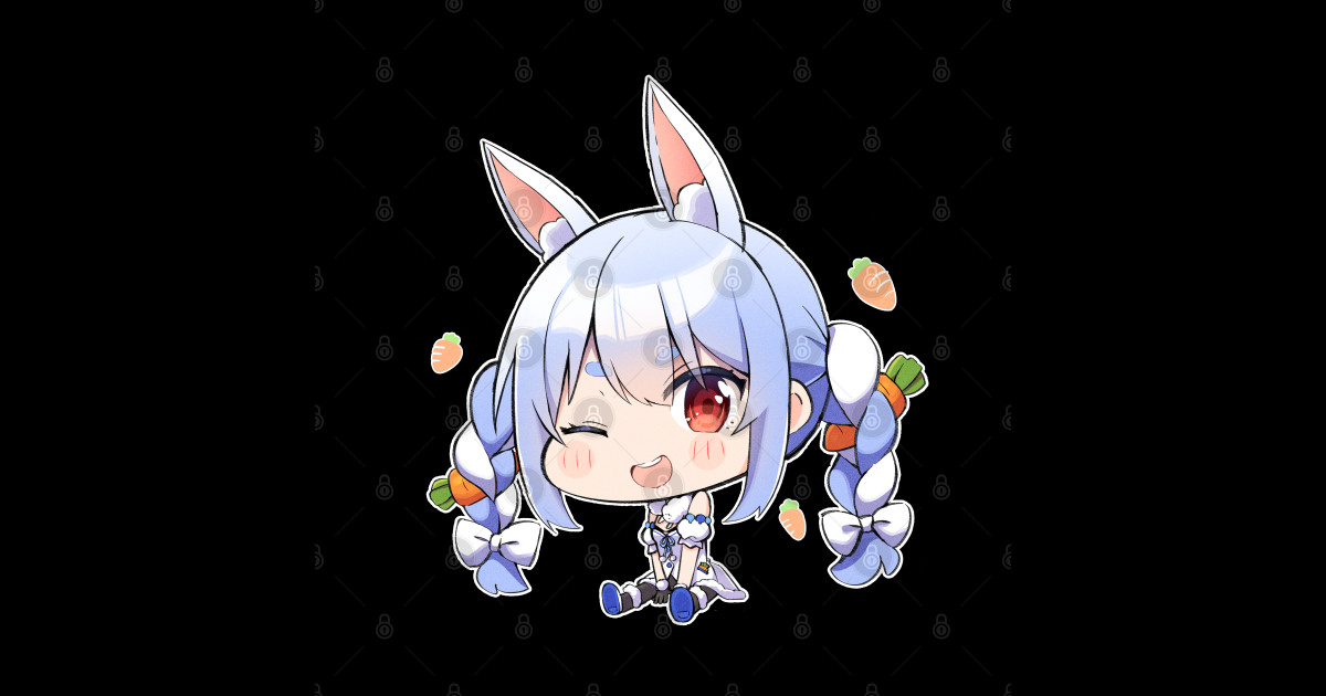 Usada Pekora Chibi - Virtual Youtuber - Posters and Art Prints | TeePublic