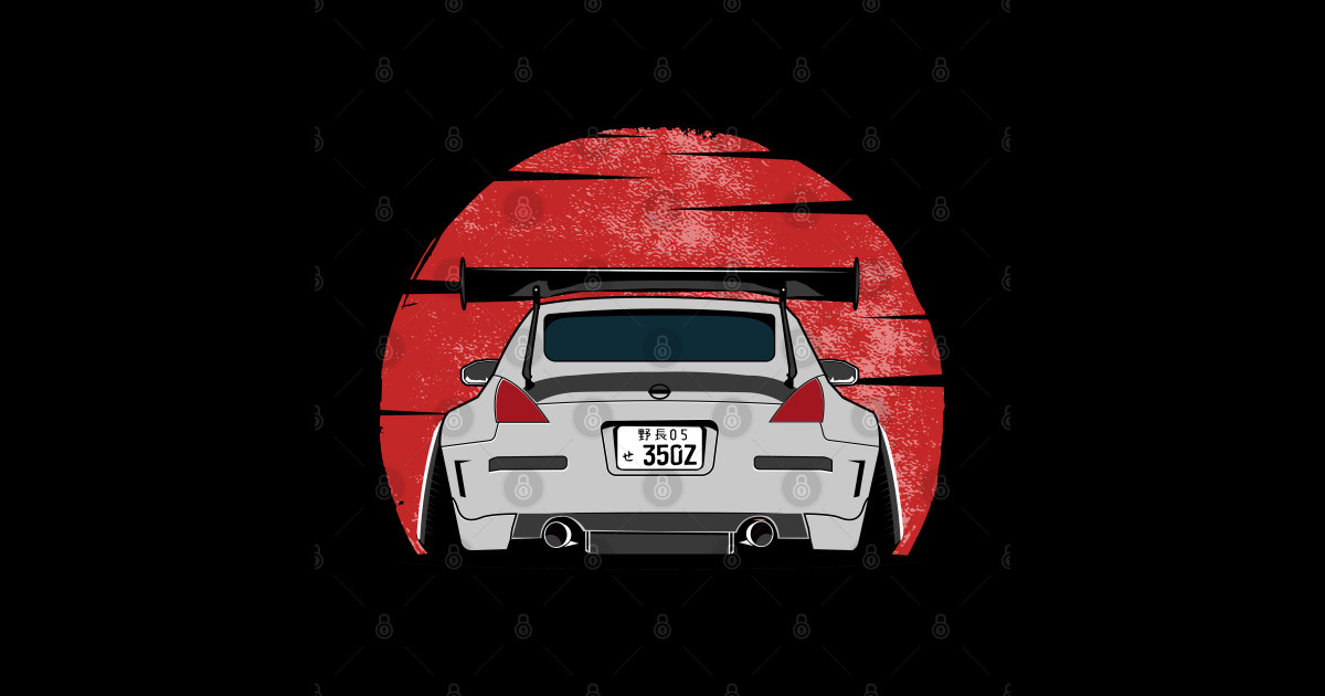 Vintage JDM 350-Z - 350z Car - Sticker | TeePublic