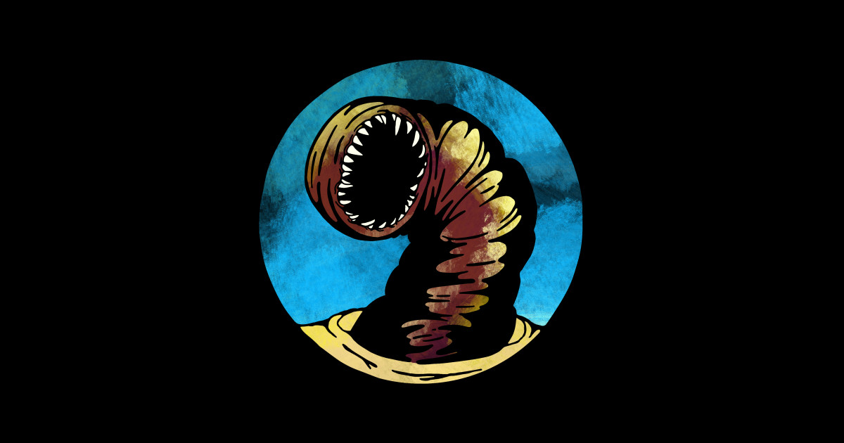 The Sandworm - Dune - Sticker | TeePublic