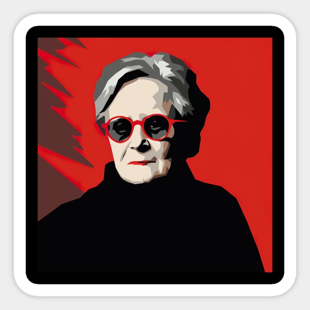 Harper Lee - Art Nouveau - Sticker | TeePublic