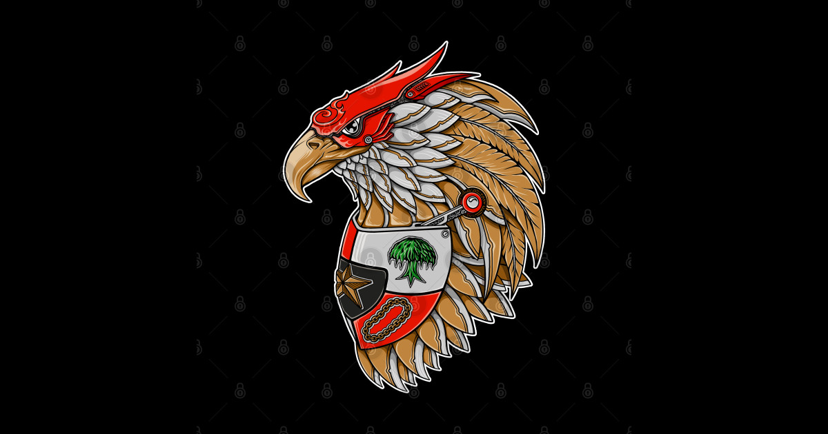 Robot Garuda - Garuda Indonesia - Sticker | TeePublic