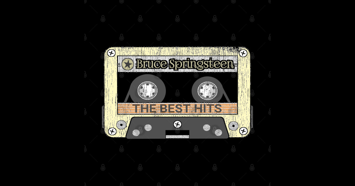 bruce springsteen cassette - Bruce Springsteen - Sticker | TeePublic