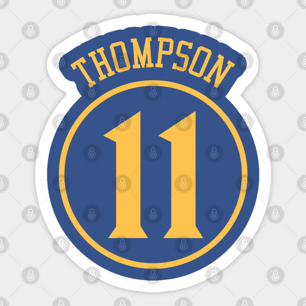 Klay Thompson Number - Klay Thompson - Sticker | TeePublic