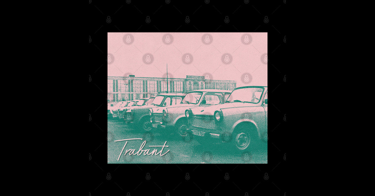 Trabant / Duotone Art Print - Trabant - Sticker | TeePublic