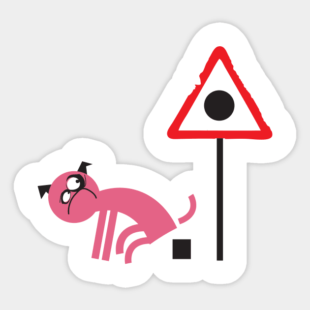 Bricks are not allowed - Dog Gift Idea - Sticker | TeePublic