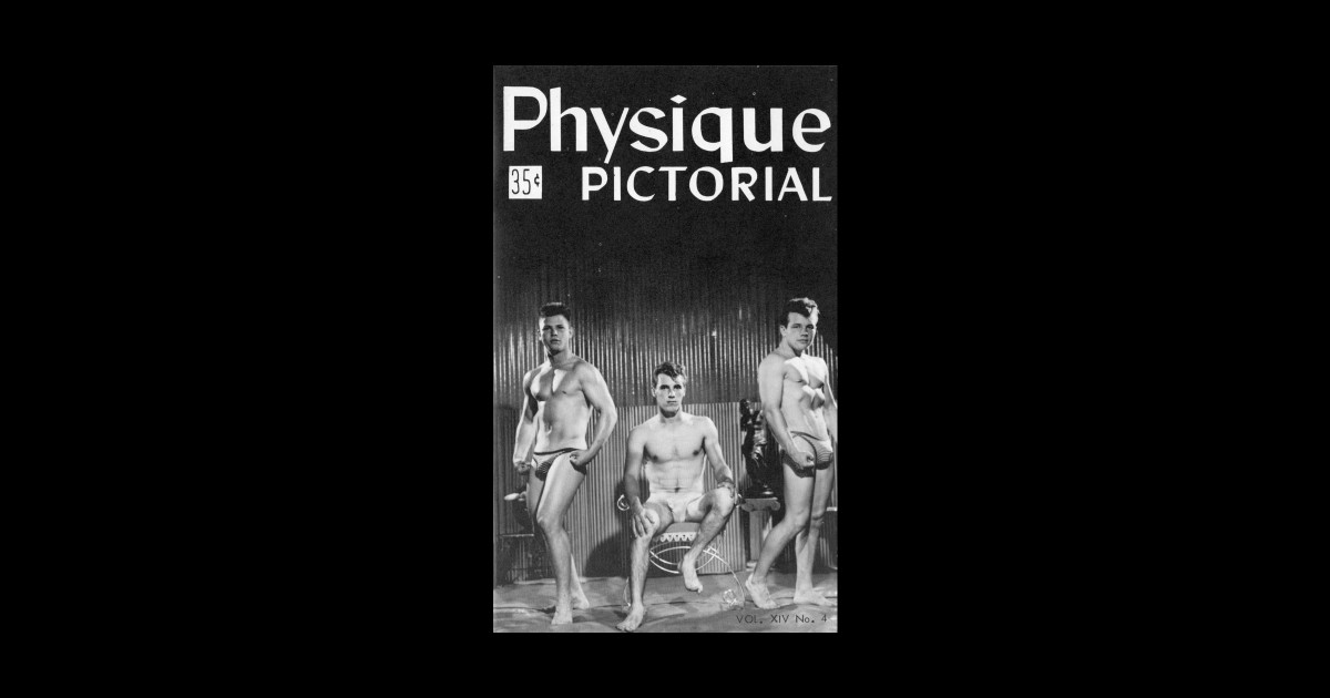 PHYSIQUE PICTORIAL - Vintage Physique Muscle Male Model Magazine Cover - Male Physique - Sticker ...
