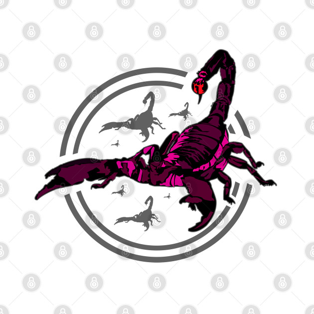 PINK Scorpion - Scorpio - T-Shirt | TeePublic