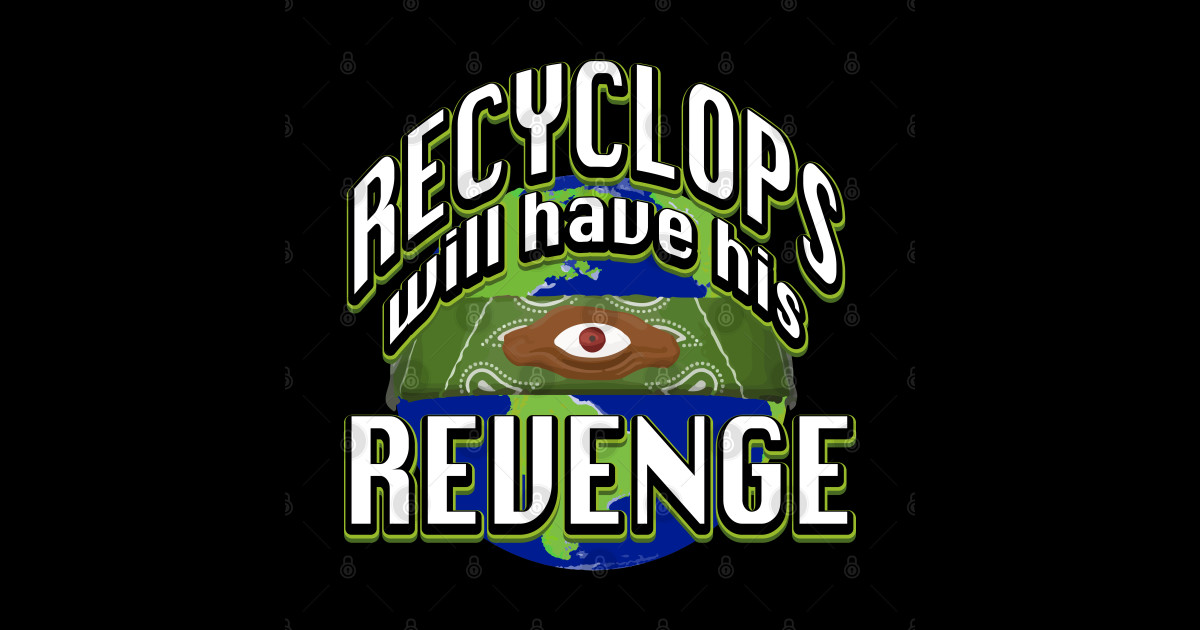 Recyclops Revenge Funny Office Dwight on Earth Day - Recyclops ...