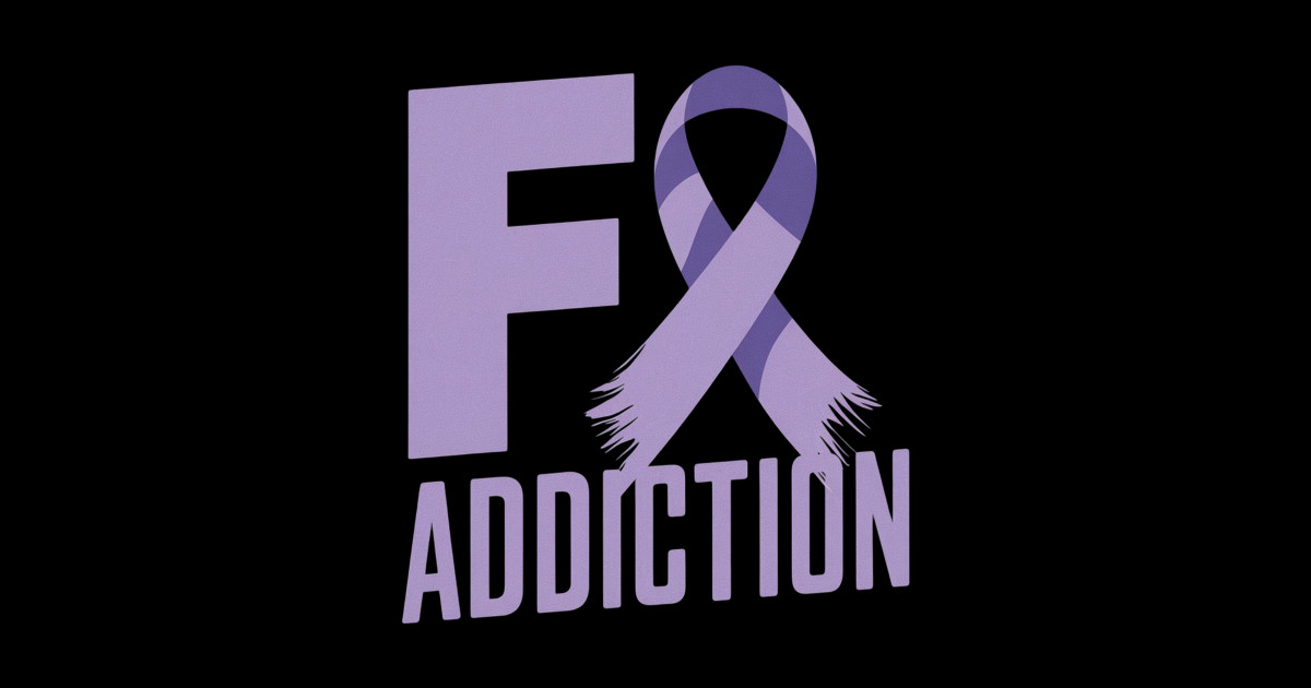 Overdose Awareness Day Purple Ribbon Addiction - Purple Ribbon ...