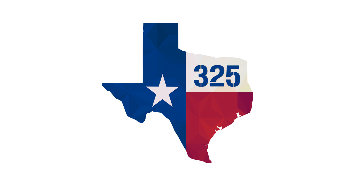 Texas USA 325 Area Code - Texas Usa 325 Area Code - T-Shirt | TeePublic