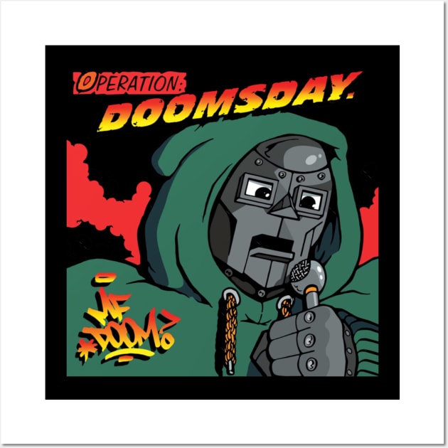 Doomsday Arrives Wearing MF DOOM - Mf Doom - Posters and Art Prints ...