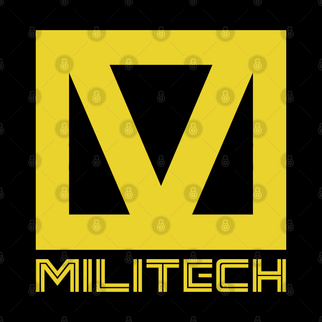 Cyberpunk Militech Logo - Cyberpunk - Pin | TeePublic