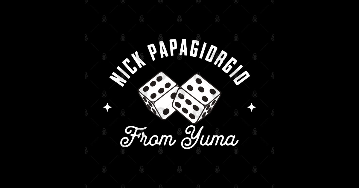 Nick Papagiorgio from Yuma - Vegas - Sticker | TeePublic