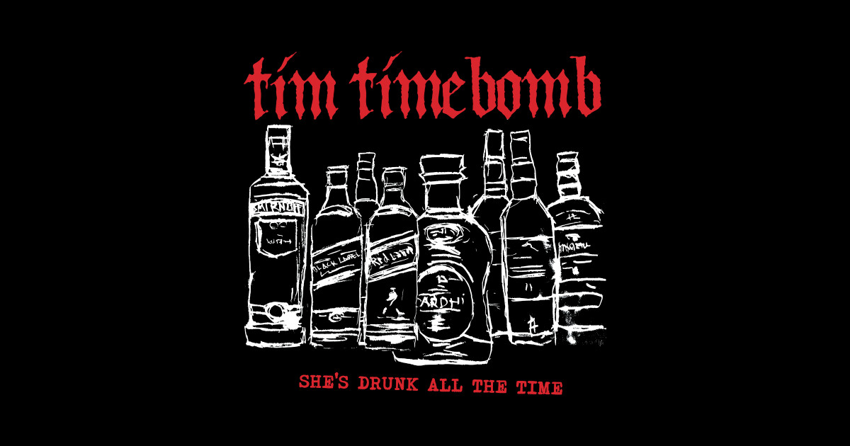 Tim Timebomb - Red White - Rancid - Sticker | TeePublic