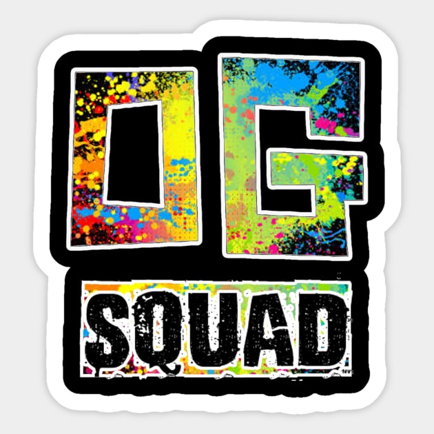 The OG Squad - Theogsquad - Sticker | TeePublic