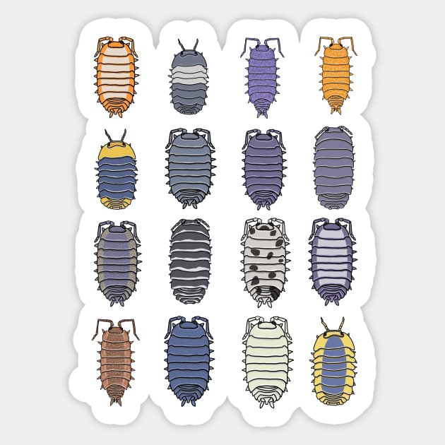 Isopods - Isopod - Sticker | TeePublic