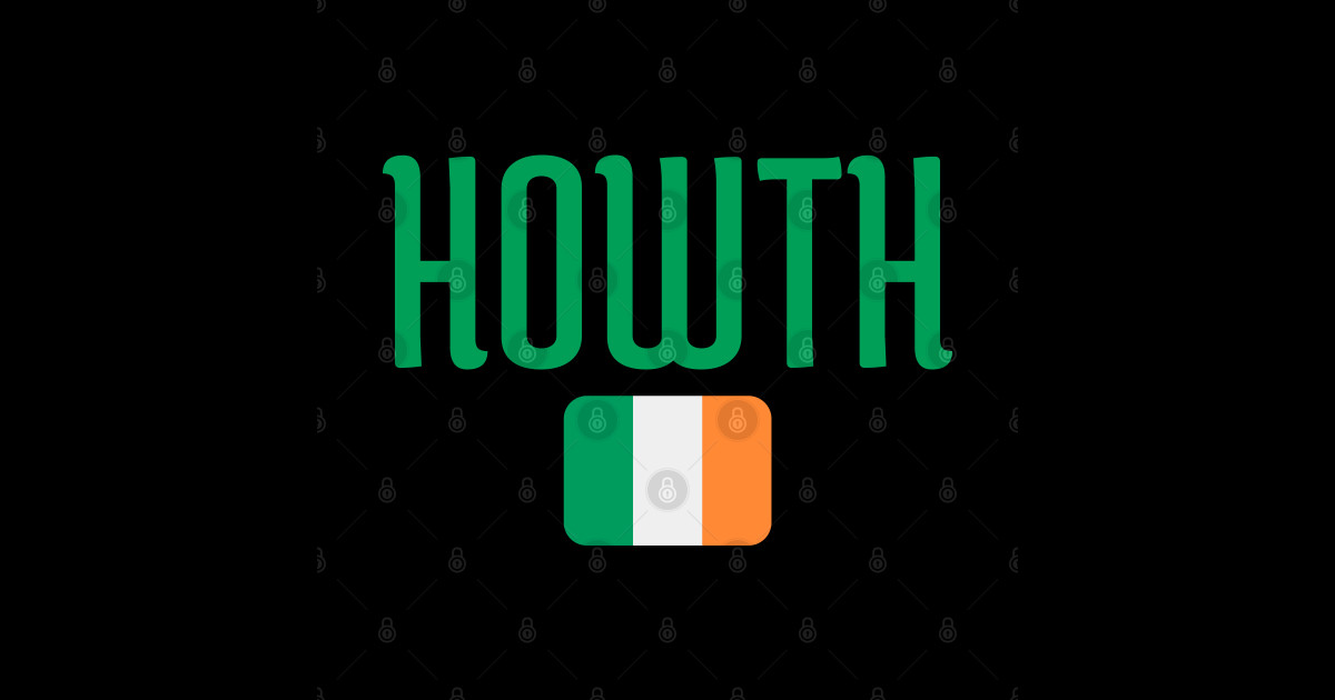 HOWTH Ireland Flag - Howth Ireland - Sticker | TeePublic