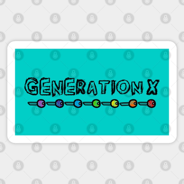 Generation X • Latchkey Kids - Generation X Latchkey Kids - Sticker ...