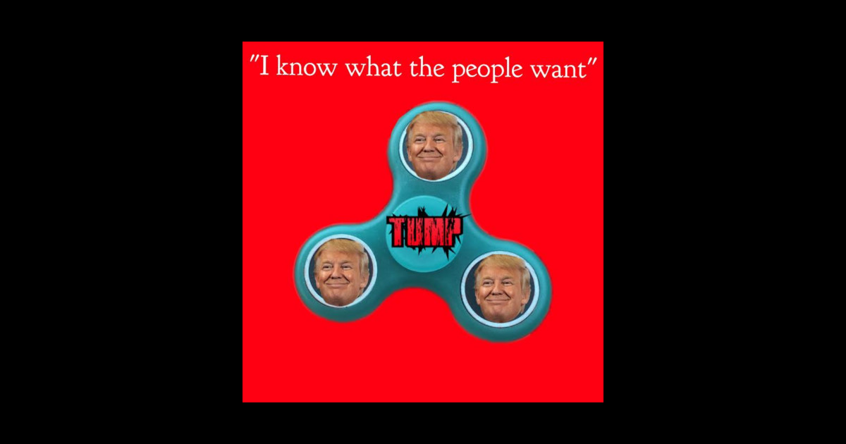 Trump Spinner - Comedy - Sticker | TeePublic
